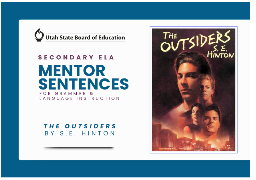 The Outsiders Mentor Sentences | eMedia